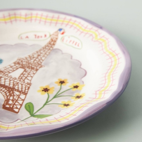 Anthropologie | Dining | Anthropologie Nathalie Lete Anthro Paris Plate ...